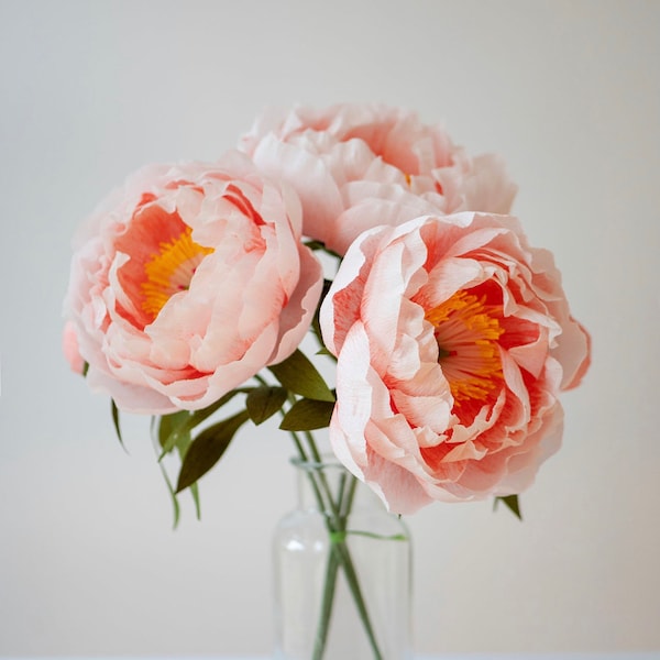 Peony Bouquet - Etsy