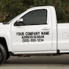 Custom Vehicle Decal Business Logo Printed Vinyl Sticker Custom Van ...