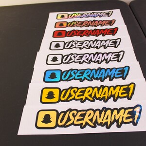 Custom Silver Holographic Snapchat Name Decal - Waterproof Vinyl - Etsy