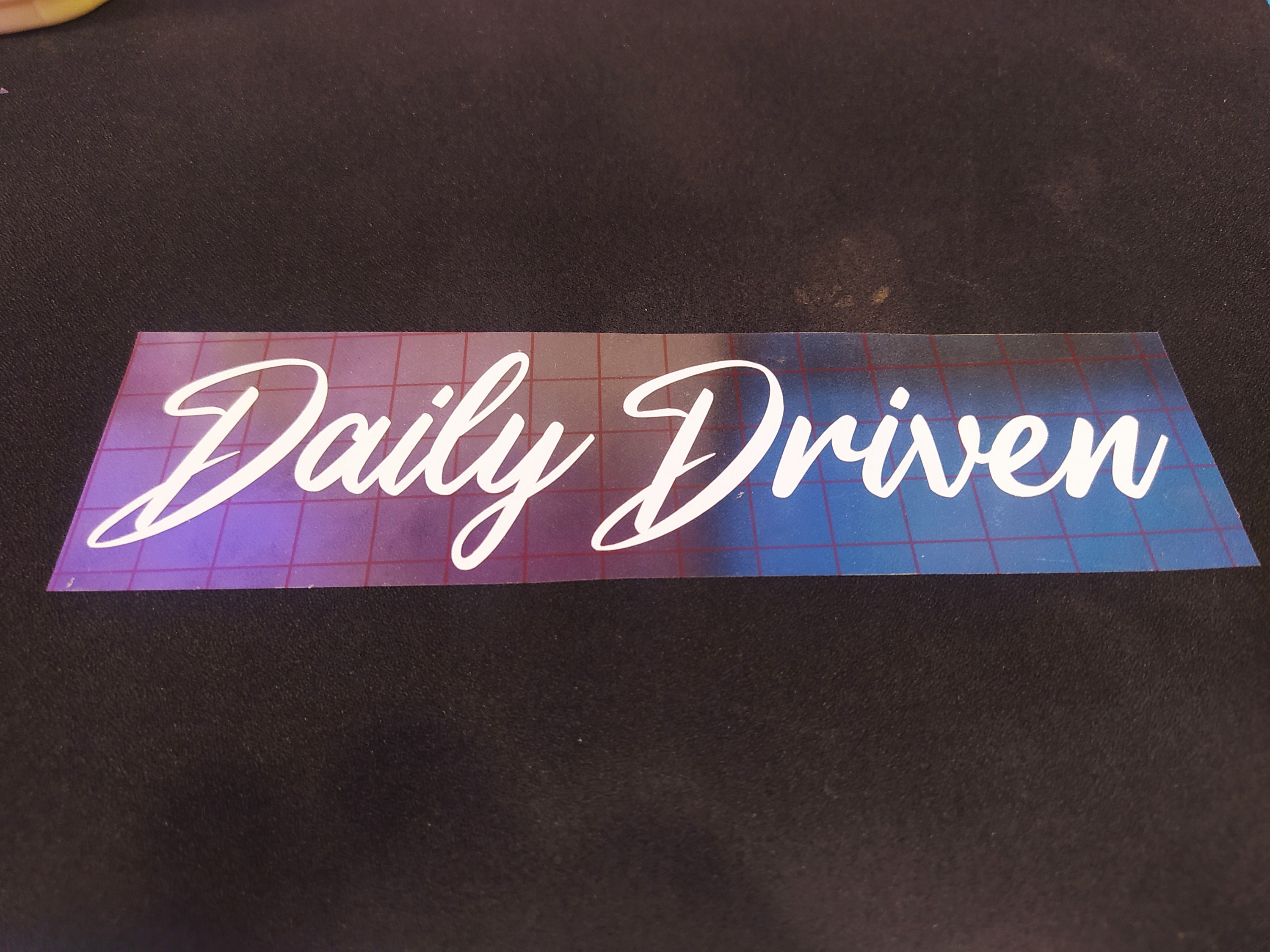 Daily Driven Vinyl Car Decal Sticker JDM Funny Car Guy Decal | Etsy