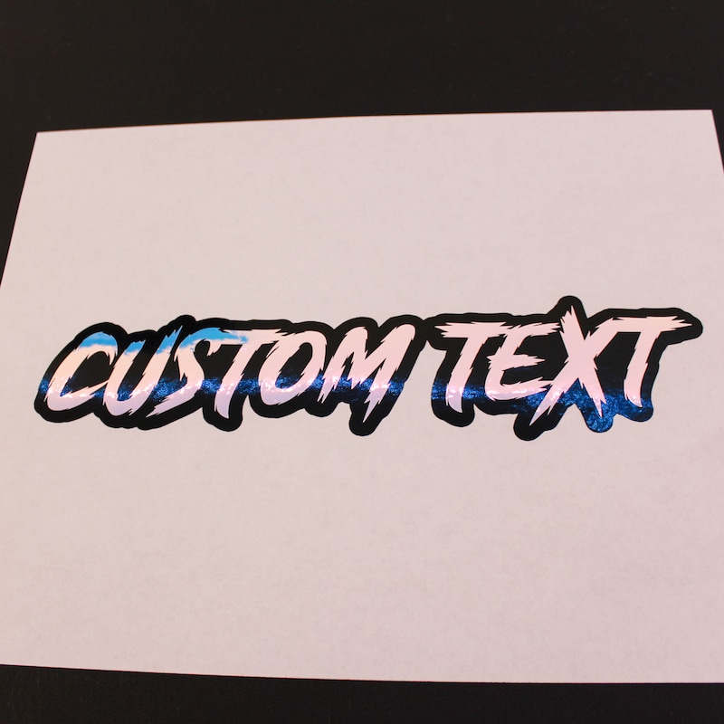 Text on Car Decal - Etsy