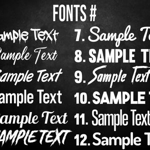 Premium Metallic Gold Custom Personalized Text Vinyl Decal Waterproof ...