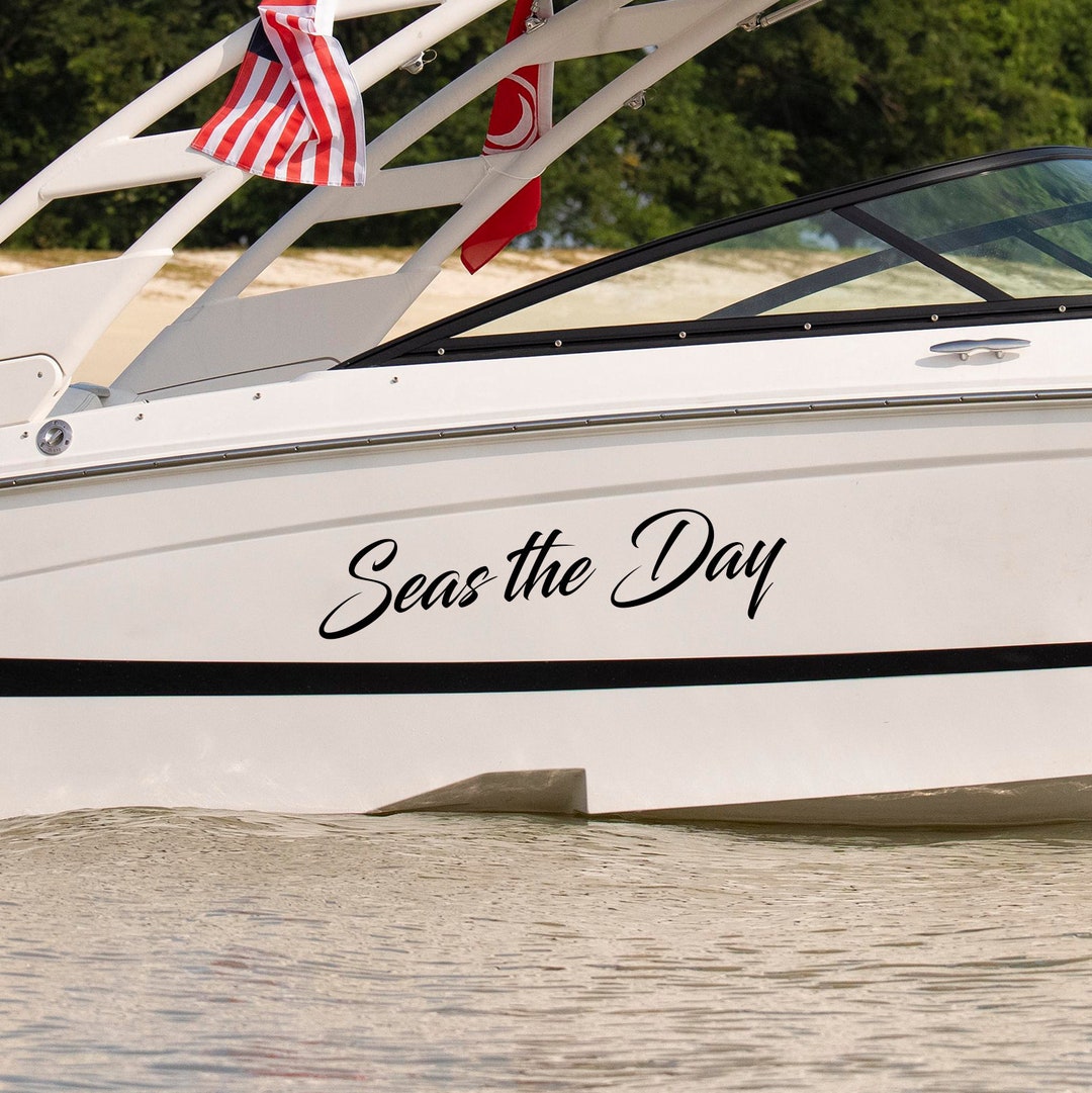 Custom Boat Name Decals, Personalized Text Decals for Boats/jetskis - Etsy