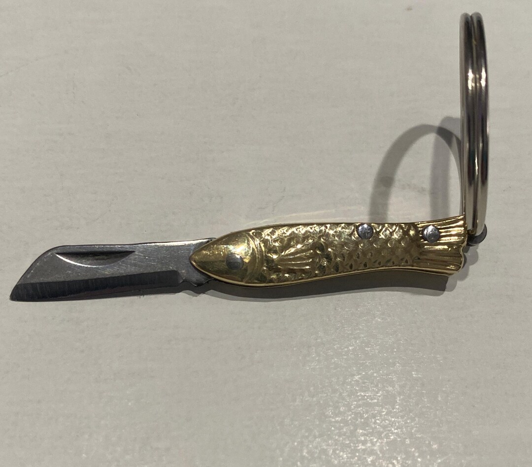 Small Fish Knife, Pocketknife, Keychain - Etsy