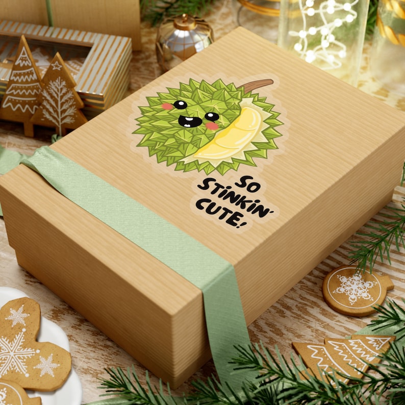 So Stinkin' Cute Durian Sticker - Etsy