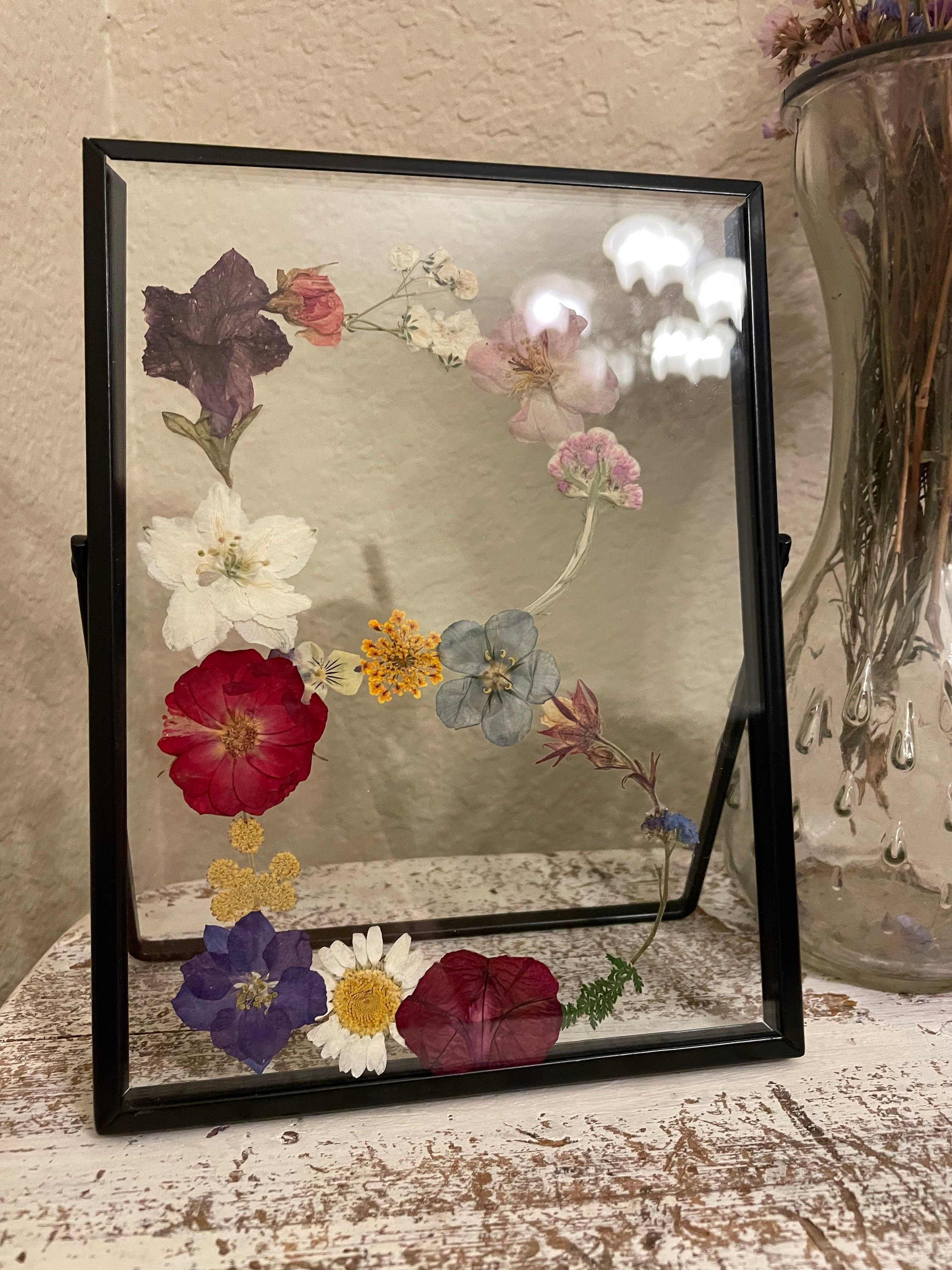 Pressed Flowers Framed - Etsy