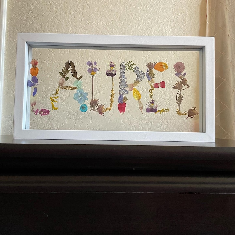 Customize Pressed Flower Names - Etsy