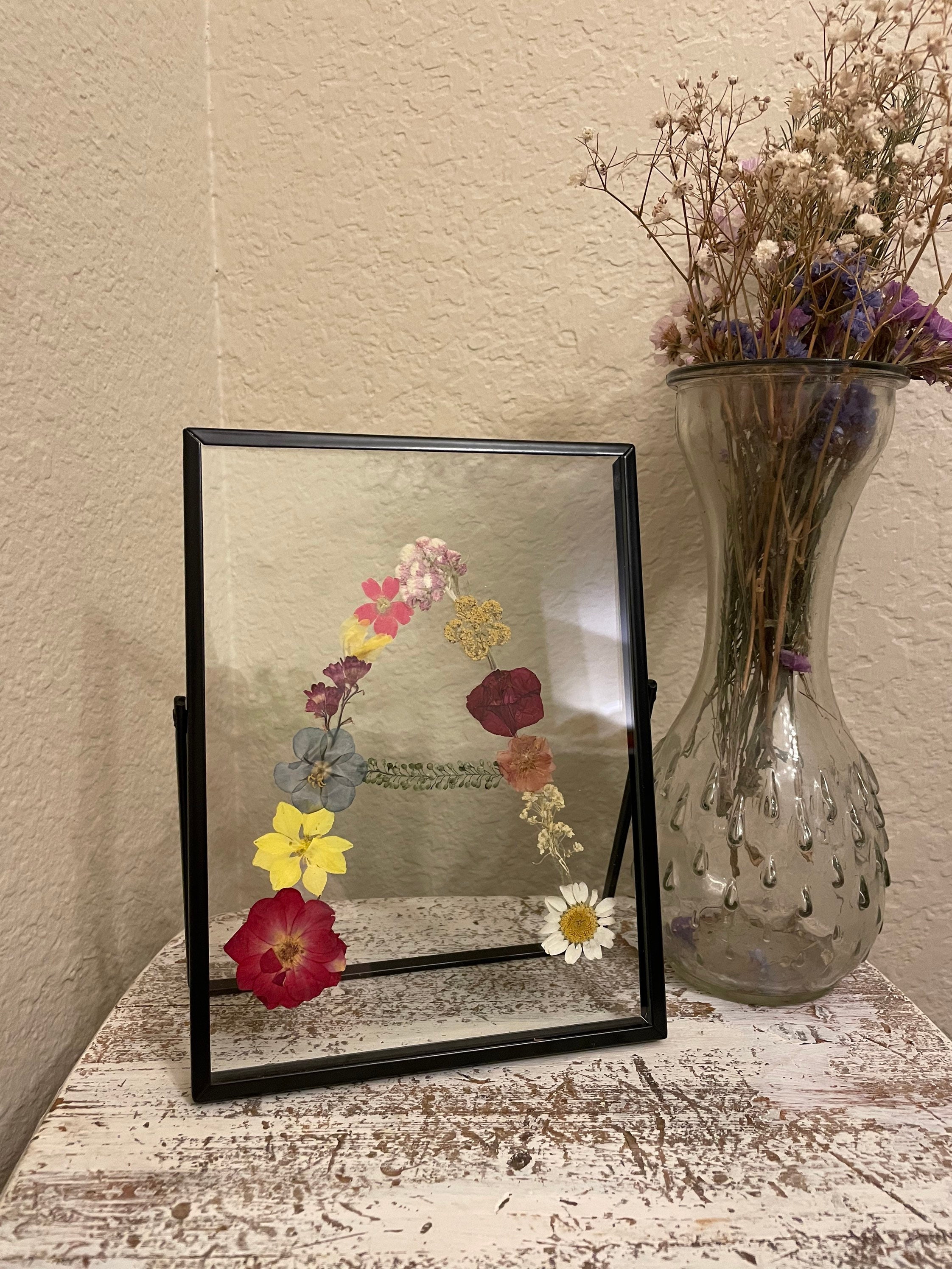Pressed Flowers Framed - Etsy