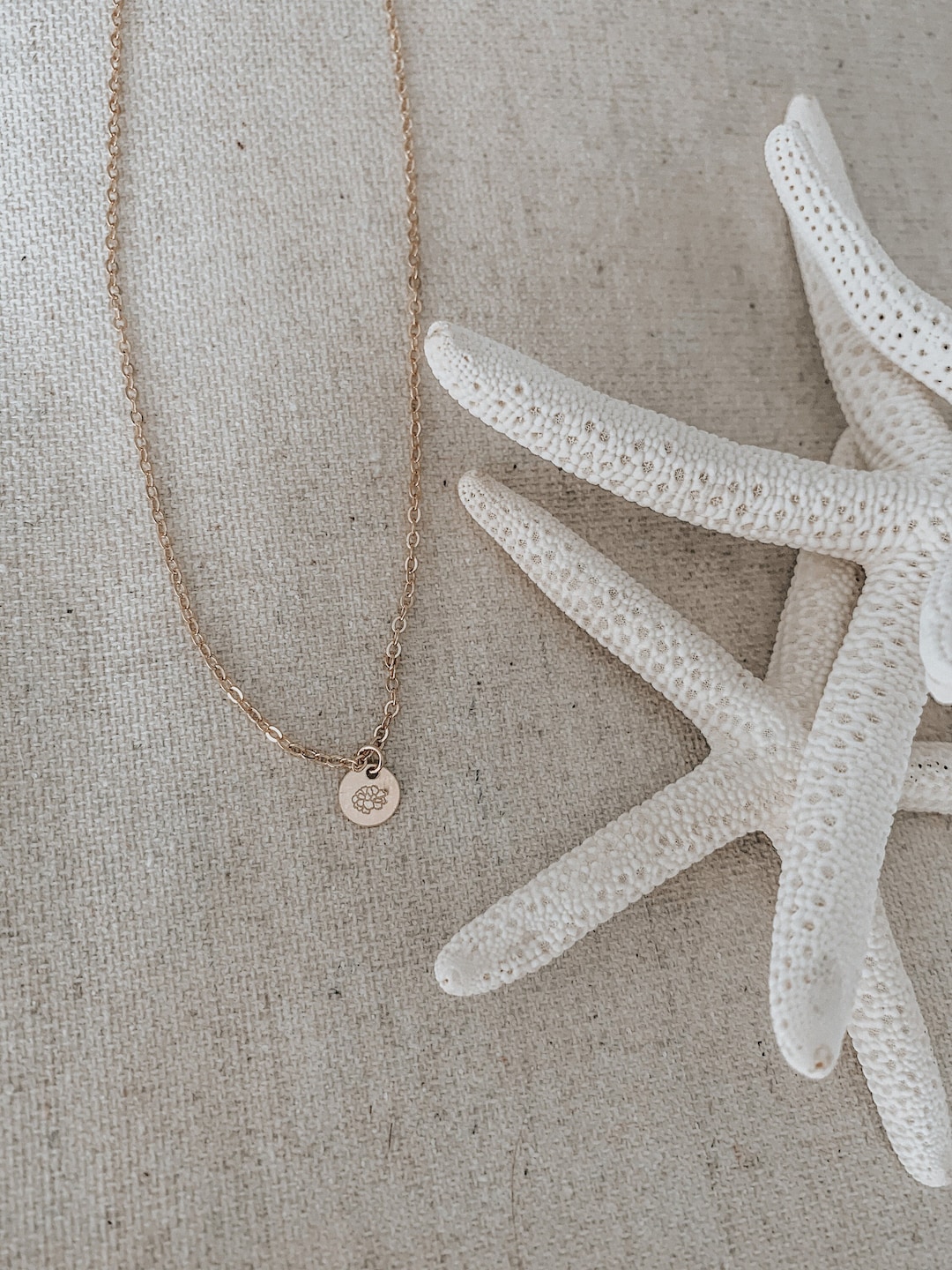 Customizable Birth Flower of the Month Charm Necklace 14k Gold Filled ...