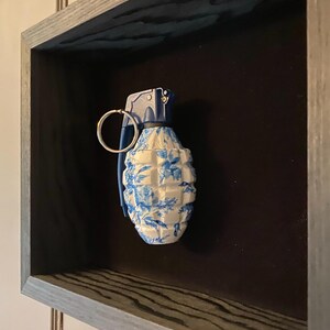 Decorative Grenade in Shadow Box for Wall or Desk Display - Etsy