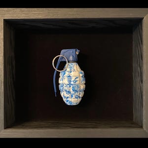 Decorative Grenade in Shadow Box for Wall or Desk Display - Etsy