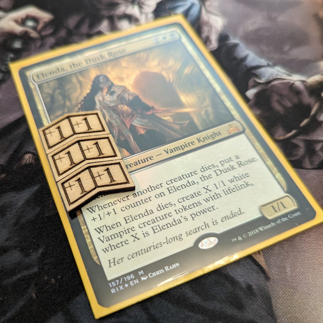 Laser Engraved Wood 1/1 Counters for MTG Magic TCG - Etsy