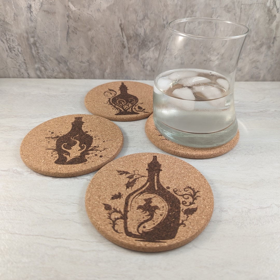 Cork Potion Coasters - Etsy