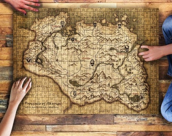 Skyrim Map - Etsy