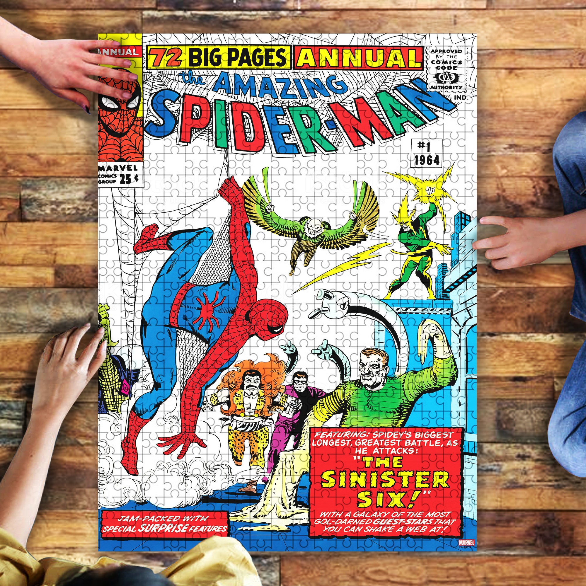 Spider Man Doctor Octopus Vulture Electro Mysterio Sandman and Kraven ...