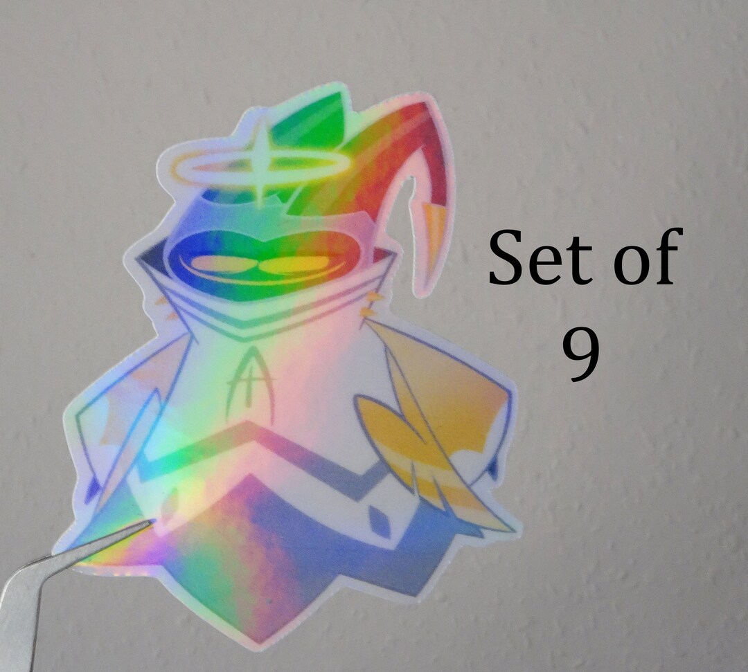 Squished Adam Sticker Hazbin Hotel Set Of 9 Etsy Uk