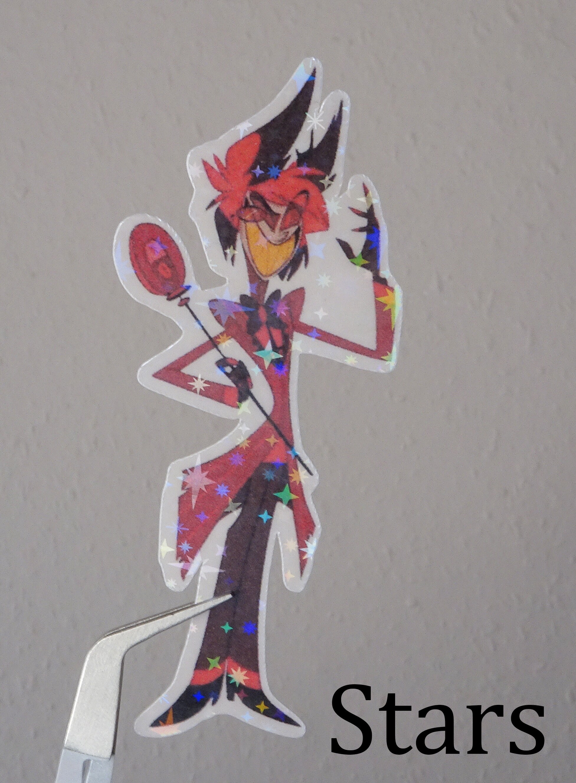 Alastor Stickers Hazbin Hotel SET OF 9 - Etsy