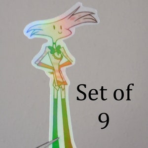 Smol Angel Dust Sticker Hazbin Hotel SET OF 9 - Etsy