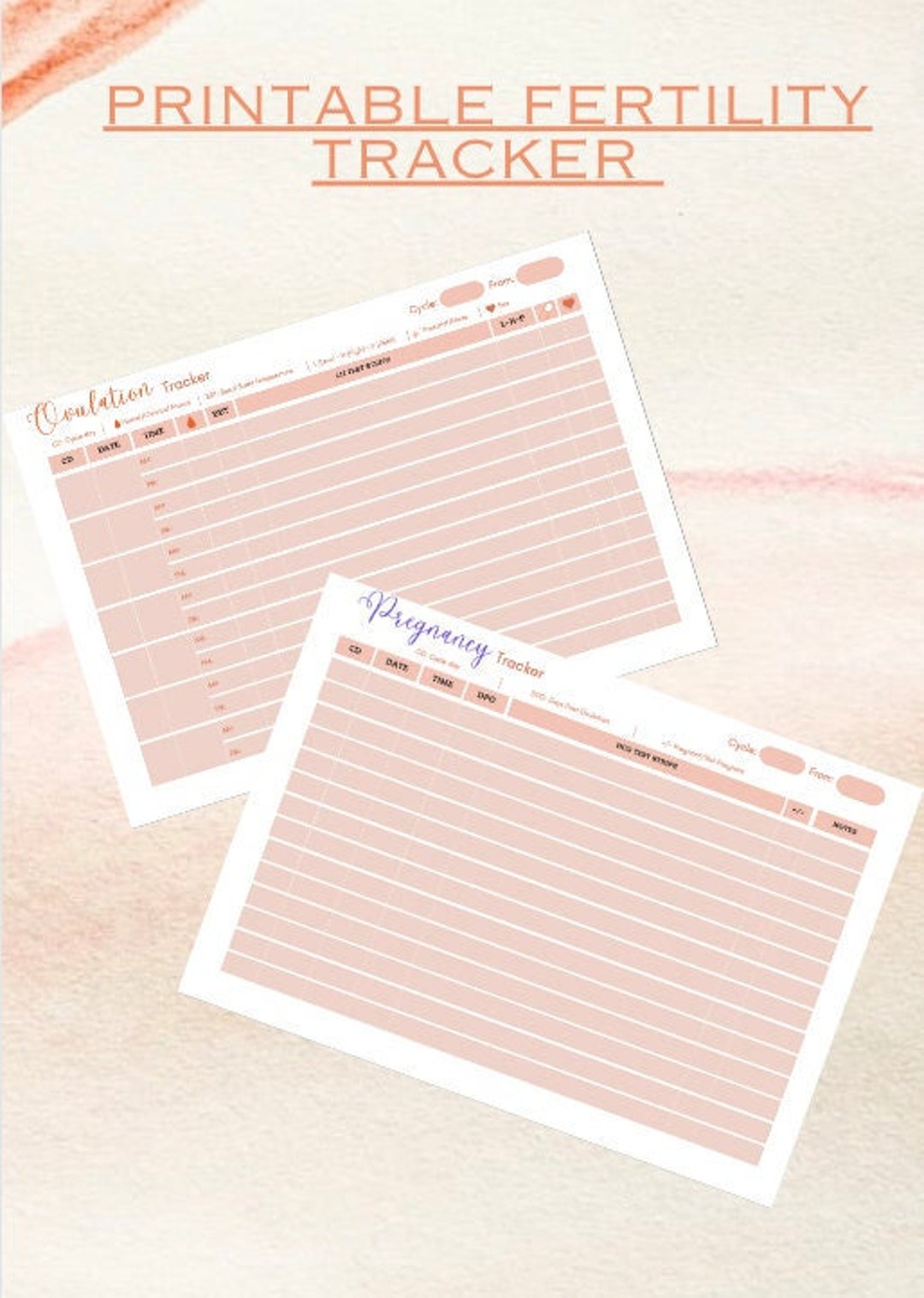 Ovulation Test Strips Tracker, Pregnancy Test Strips Tracker, OPK ...