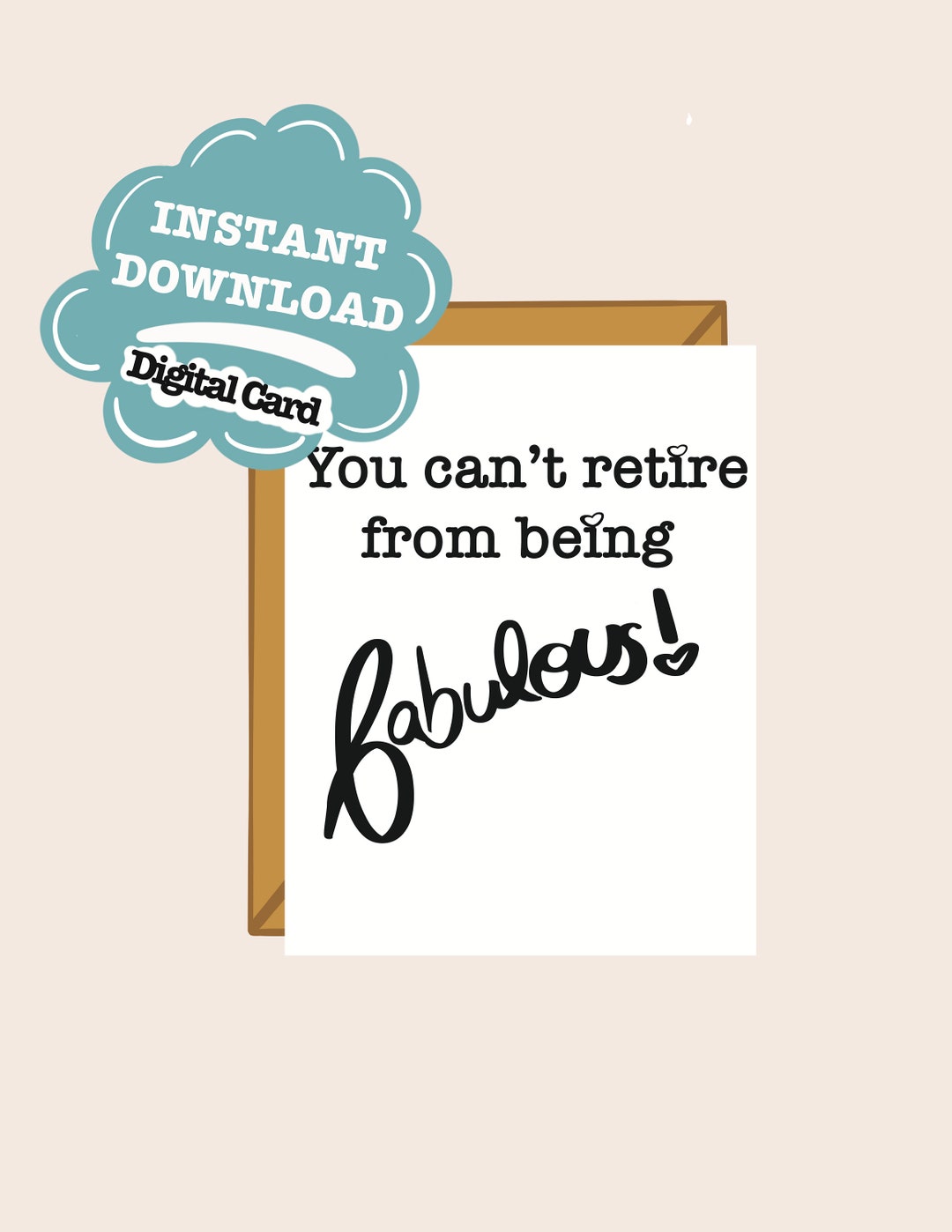 Printable Card, Retirement Card , Motivational Greeting Card - Etsy Canada