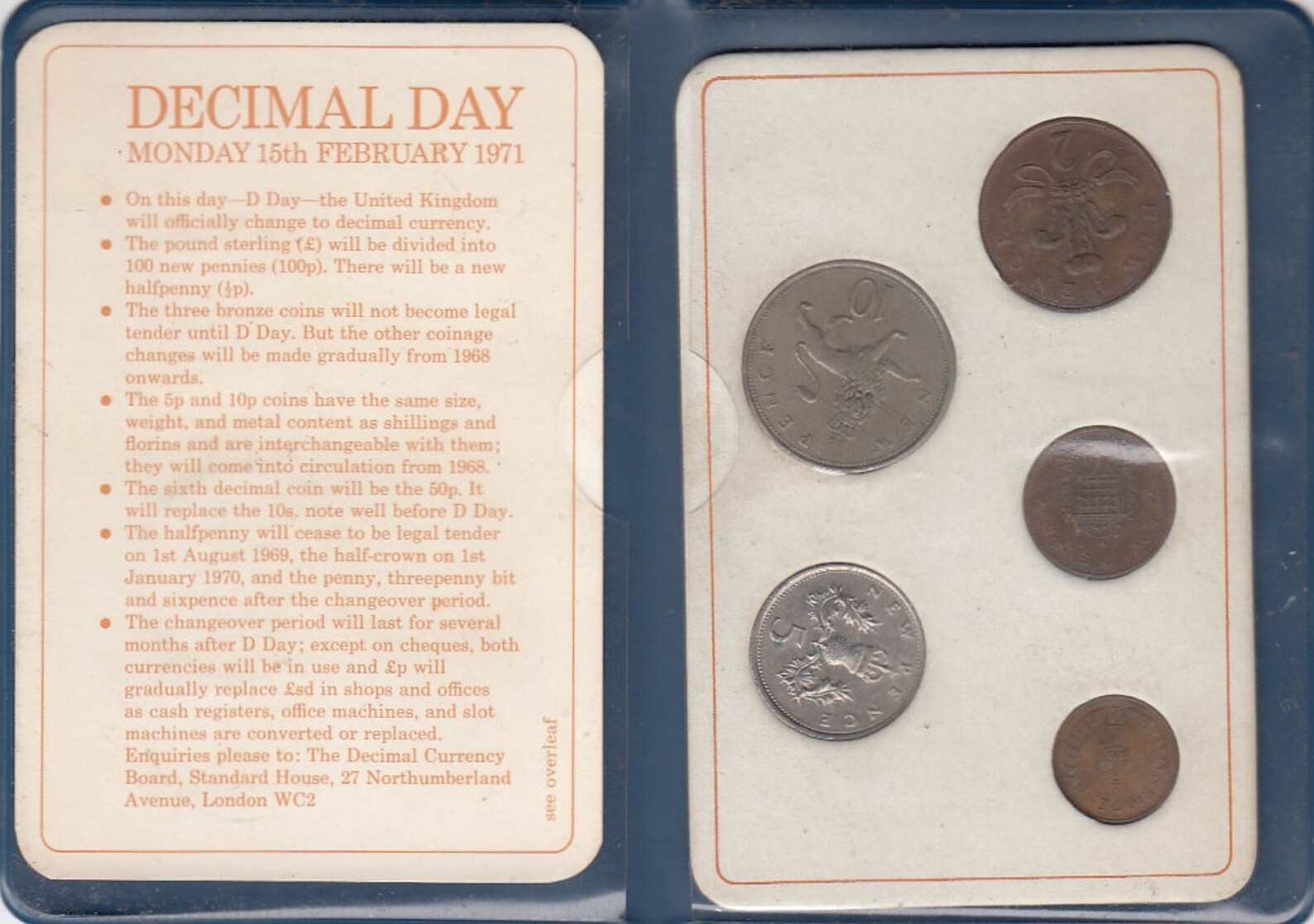 Britains FIRST Decimal Coins - 1971 - Etsy