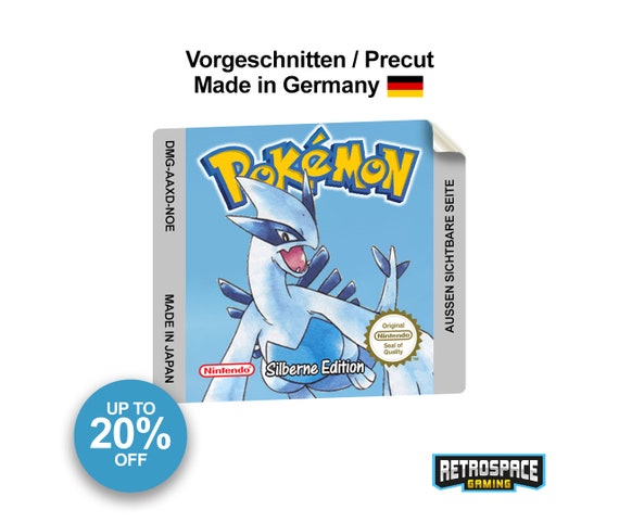 Pokemon Silver gameboy Replacement Sticker Label - Etsy
