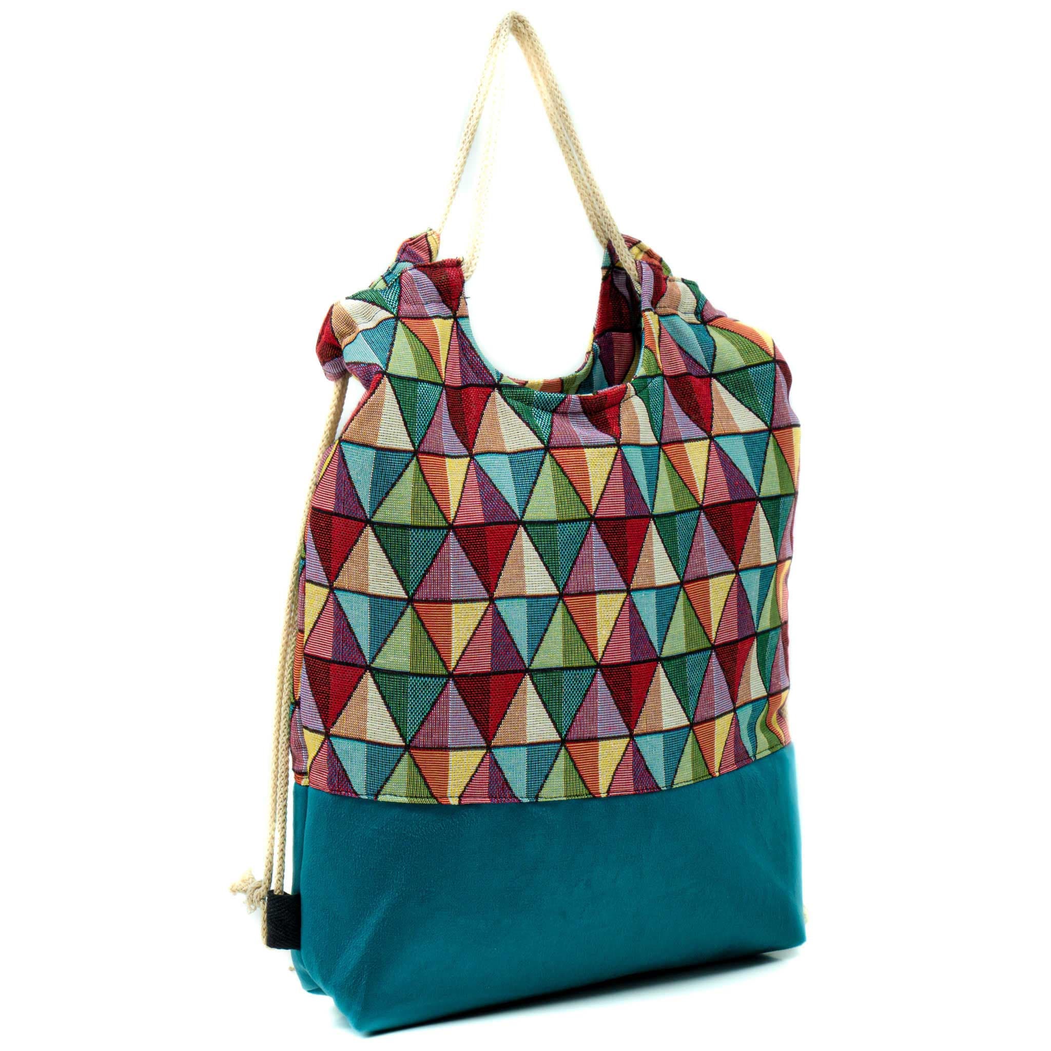 Triangle is a Tote Bag and a Backpack Purse. - Etsy UK
