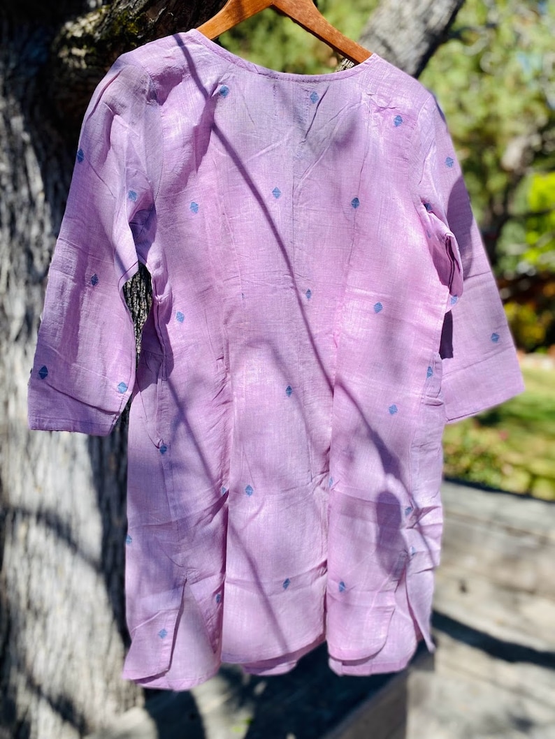 Muslin Jamdani Tunic - Etsy