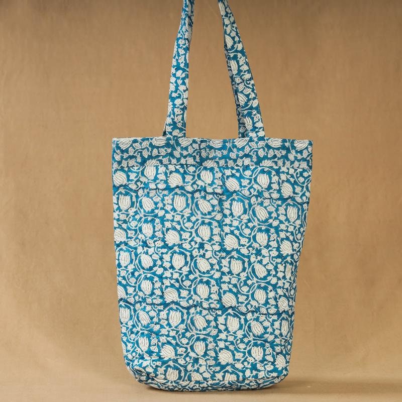 Sanganeri Hand Block Print Bag - Etsy