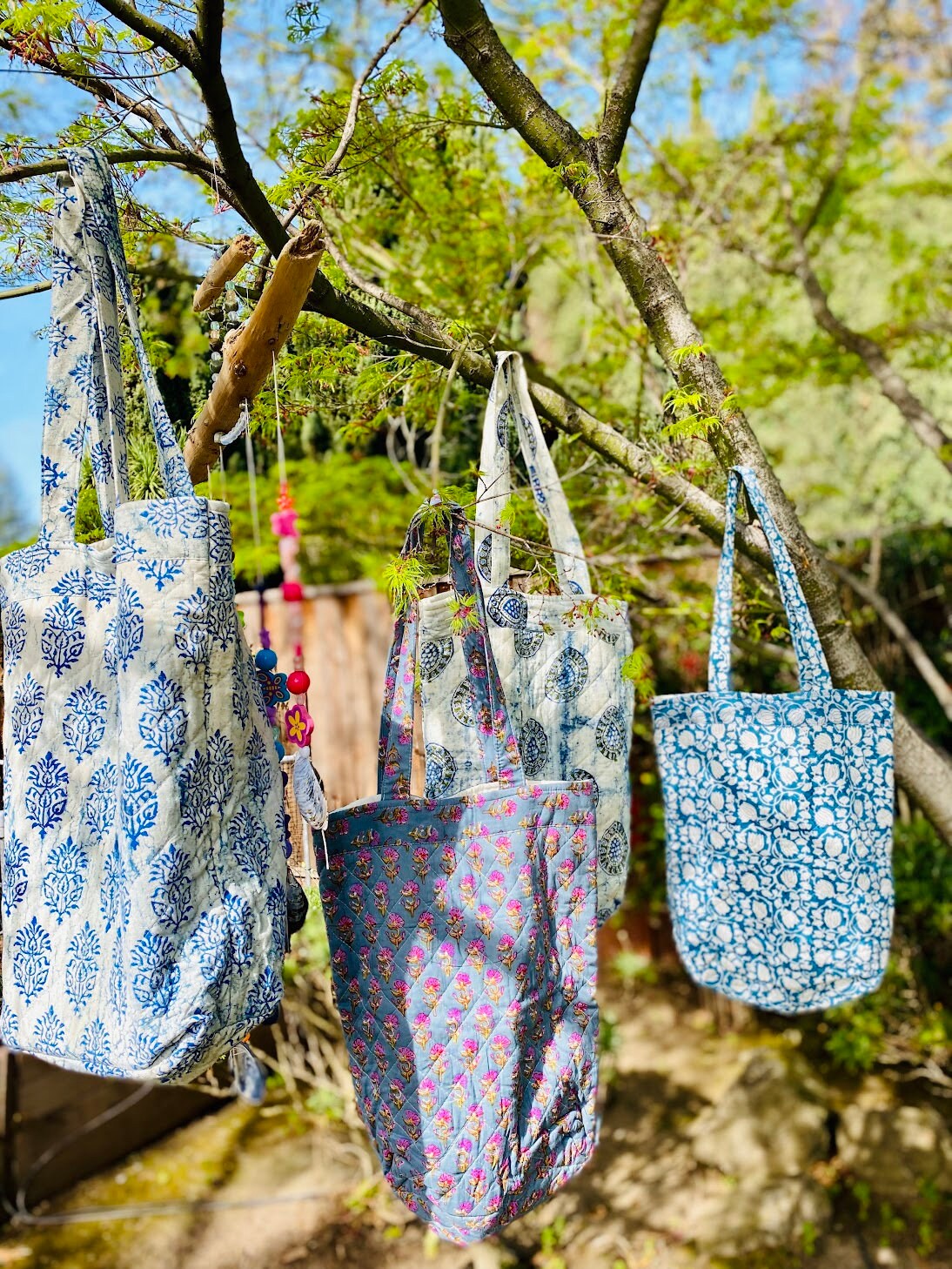 Sanganeri Hand Block Print Bag - Etsy