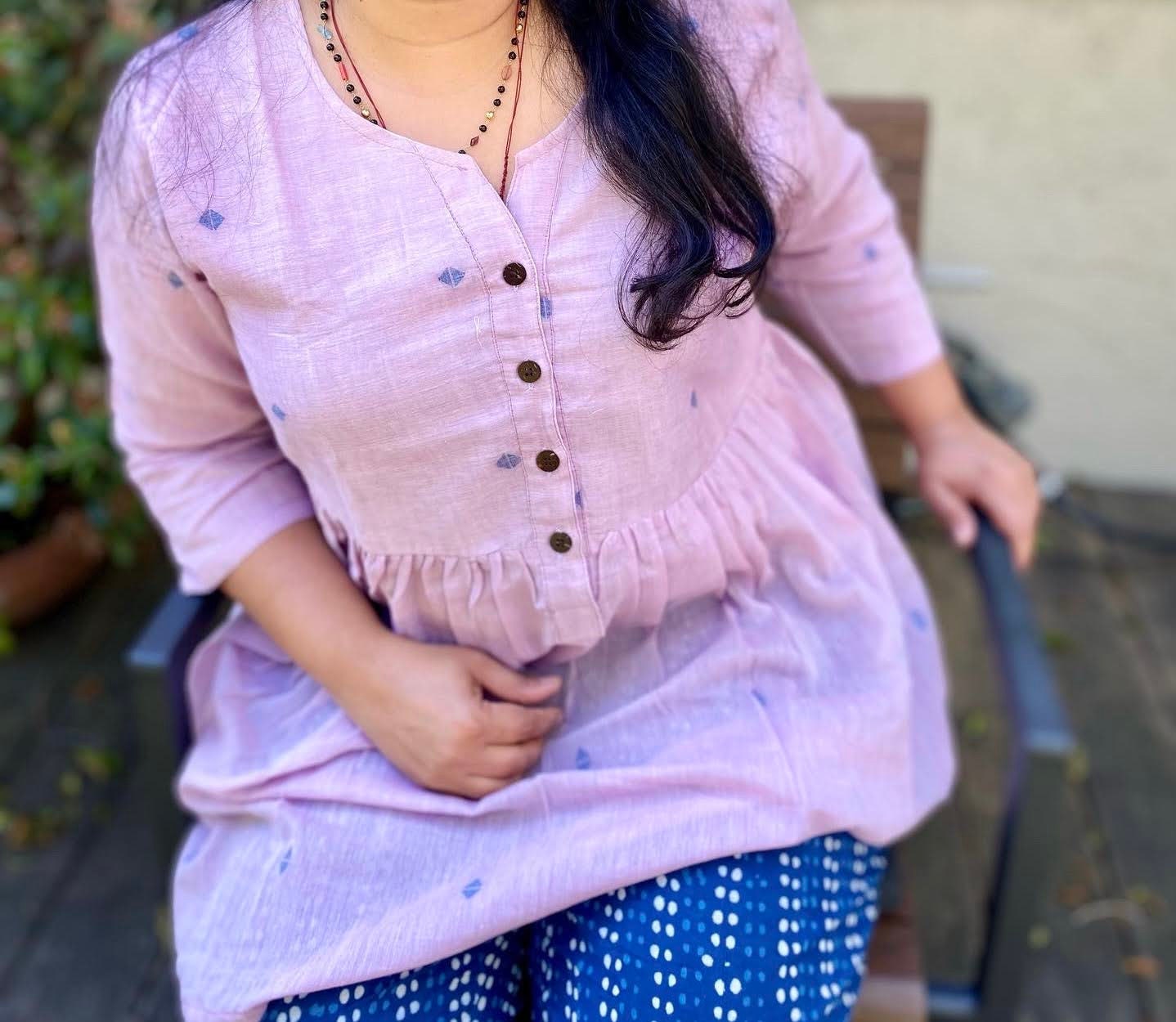 Muslin Jamdani Tunic - Etsy