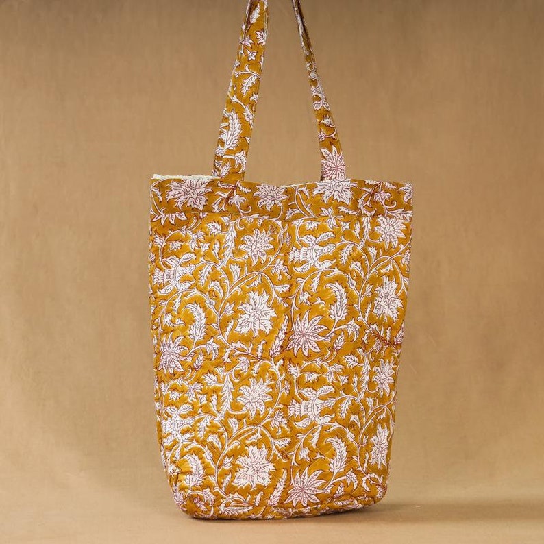 Sanganeri Hand Block Print Bag - Etsy