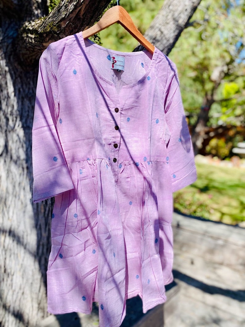 Muslin Jamdani Tunic - Etsy