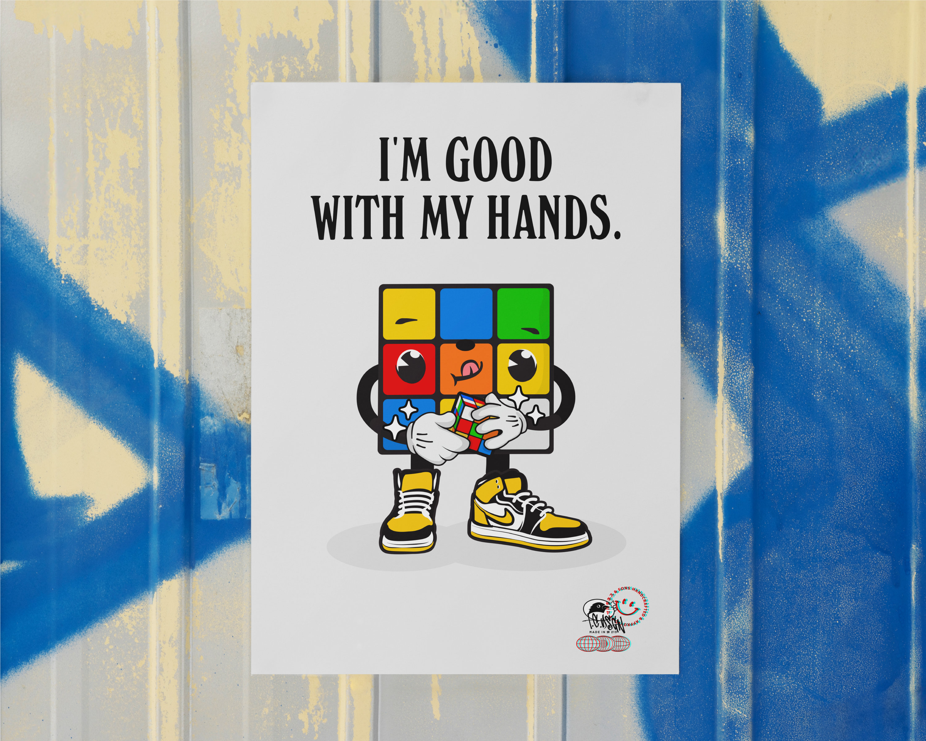 Rubik's Cube Print, Rubik's Cube Art, Rubik's Cube Poster, Rubik's Cube ...