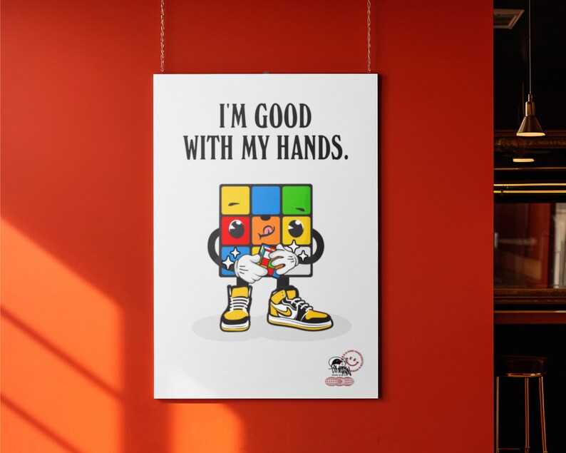 Rubik's Cube Print, Rubik's Cube Art, Rubik's Cube Poster, Rubik's Cube ...