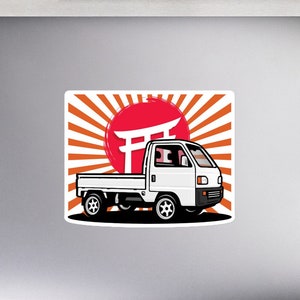Kei Truck Sticker, Japanese Mini Truck Vinyl Decal for JDM Car ...