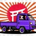 Kei Truck Sticker, Japanese Mini Truck Vinyl Decal for JDM Car ...