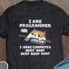 I Are Programmer Cute Cat Sticker, Perfect Gift for Coders and Tech ...