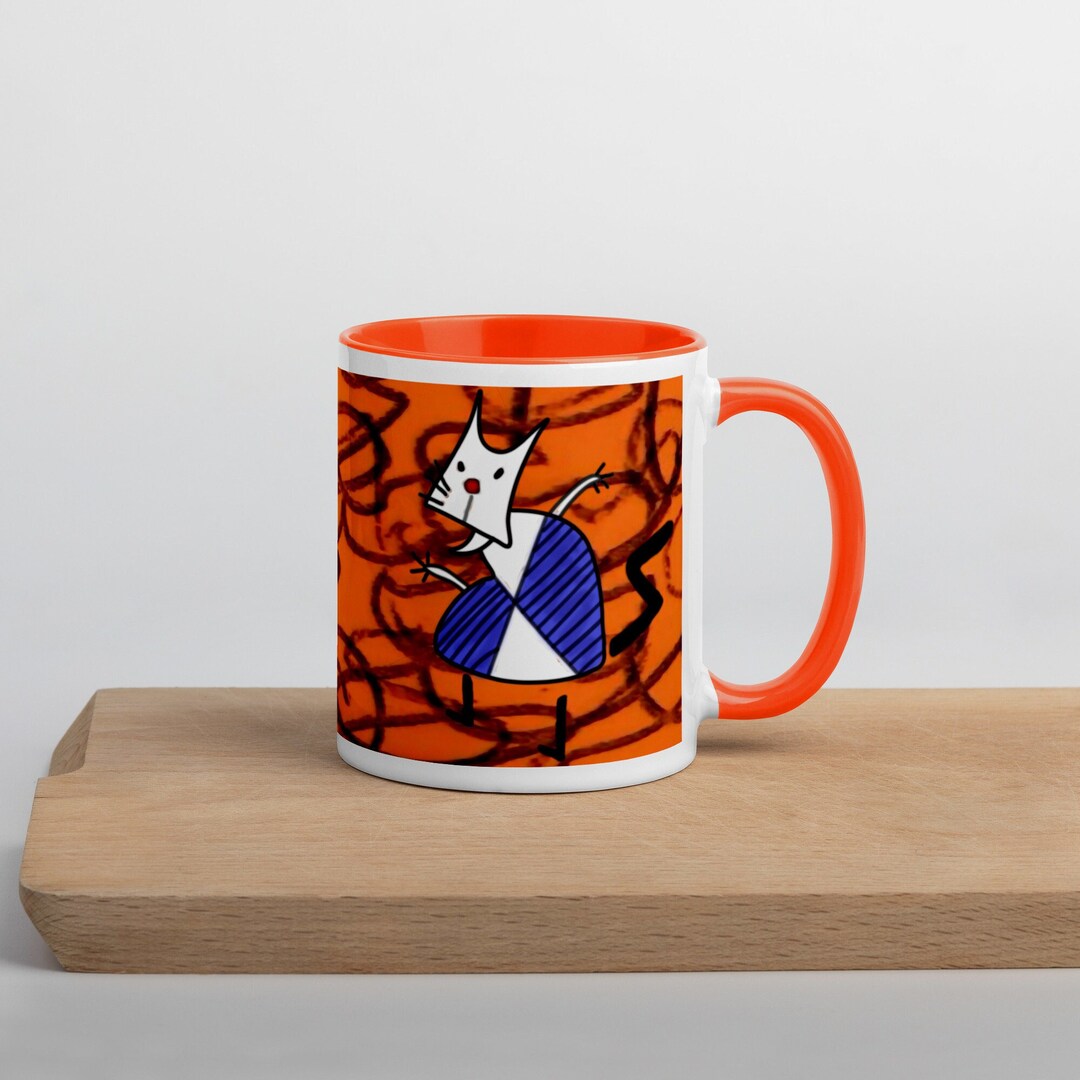 Worker and Parasite Mug, 90s Cartoon Spoof, Funny Nostalgia Ceramic Cup ...