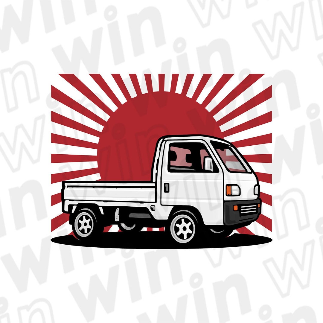 Kei Truck Sticker, Japanese Mini Truck Vinyl Decal for JDM Car ...