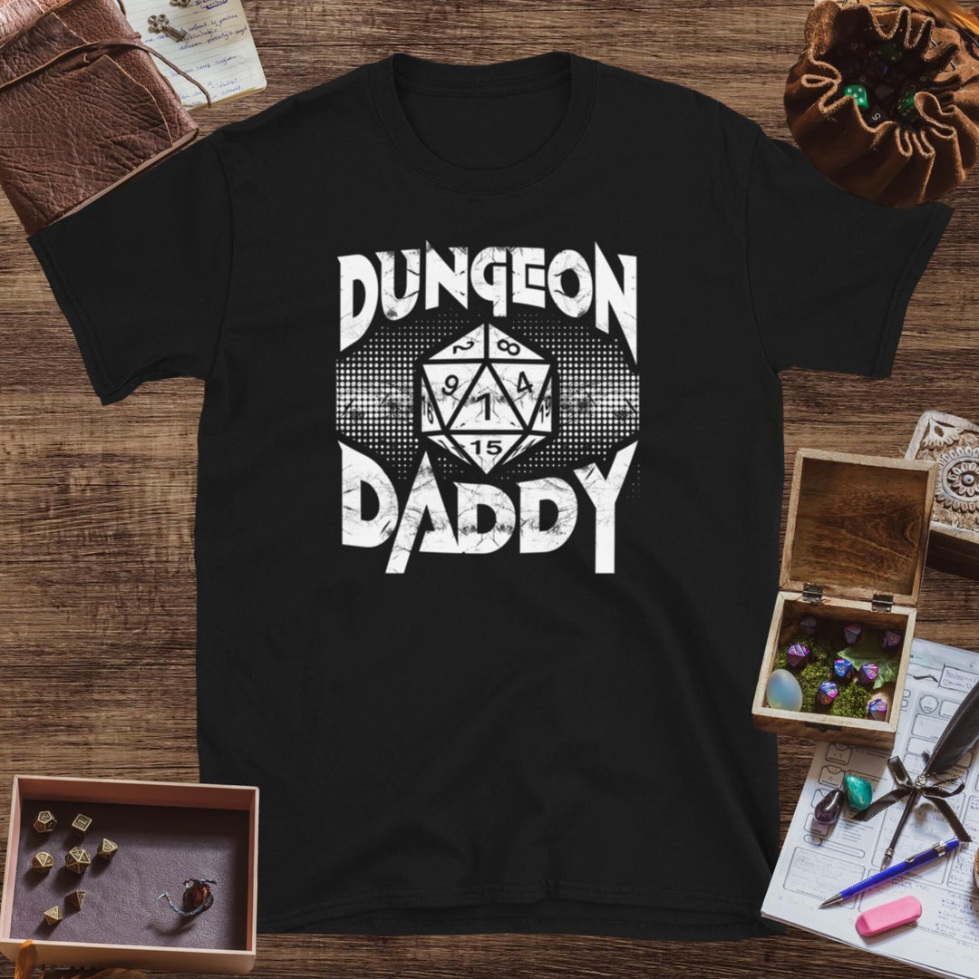 Dungeon Daddy T-shirt for Dnd Fans, Dungeon Master Accessories, Dnd ...