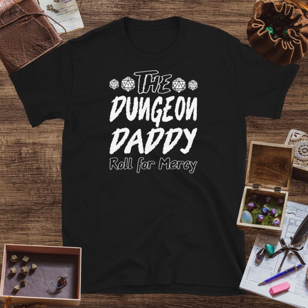 Dungeon Daddy T-shirt for Dnd Fans, Dungeon Master Accessories, Dnd ...