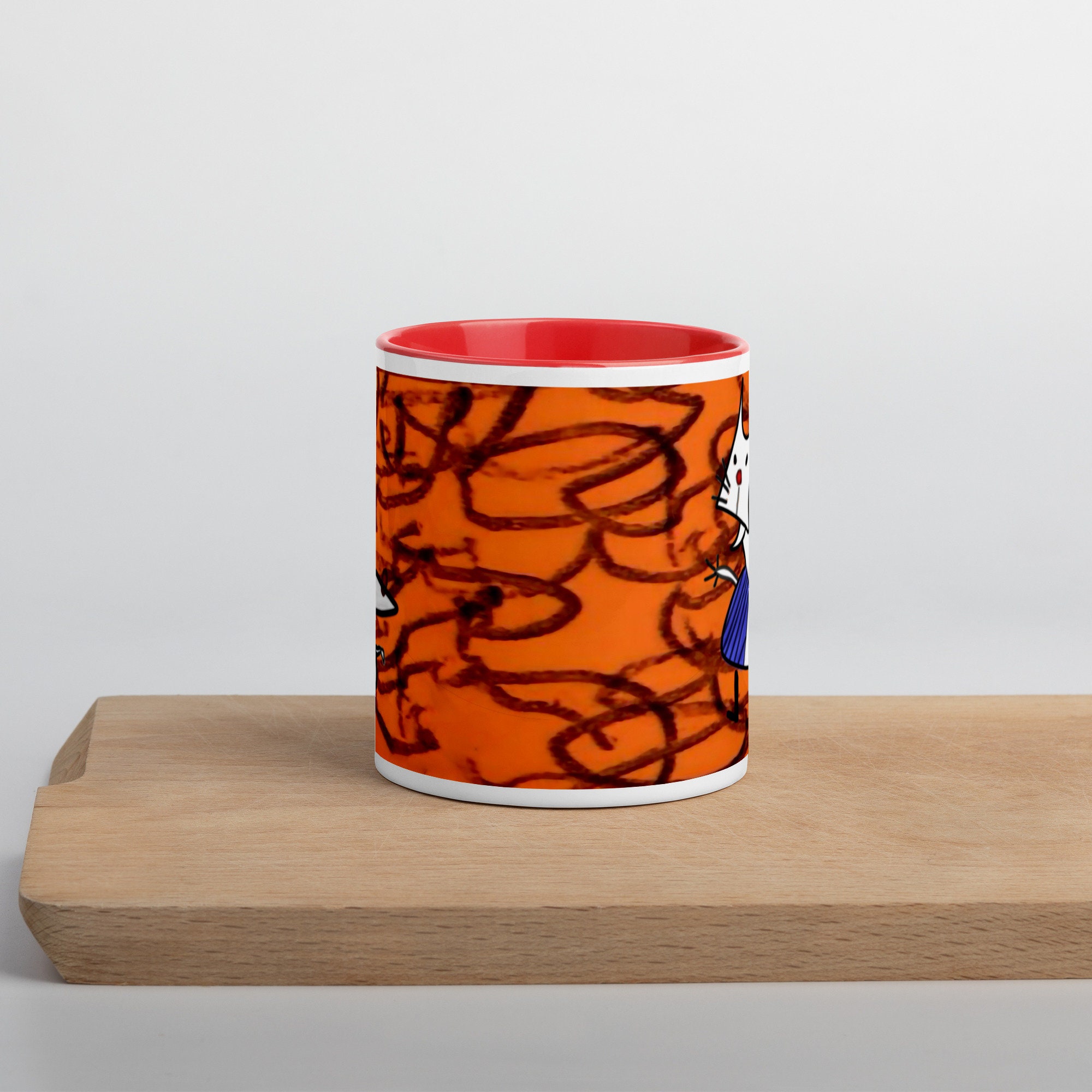 Worker and Parasite Mug, 90s Cartoon Spoof, Funny Nostalgia Ceramic Cup ...