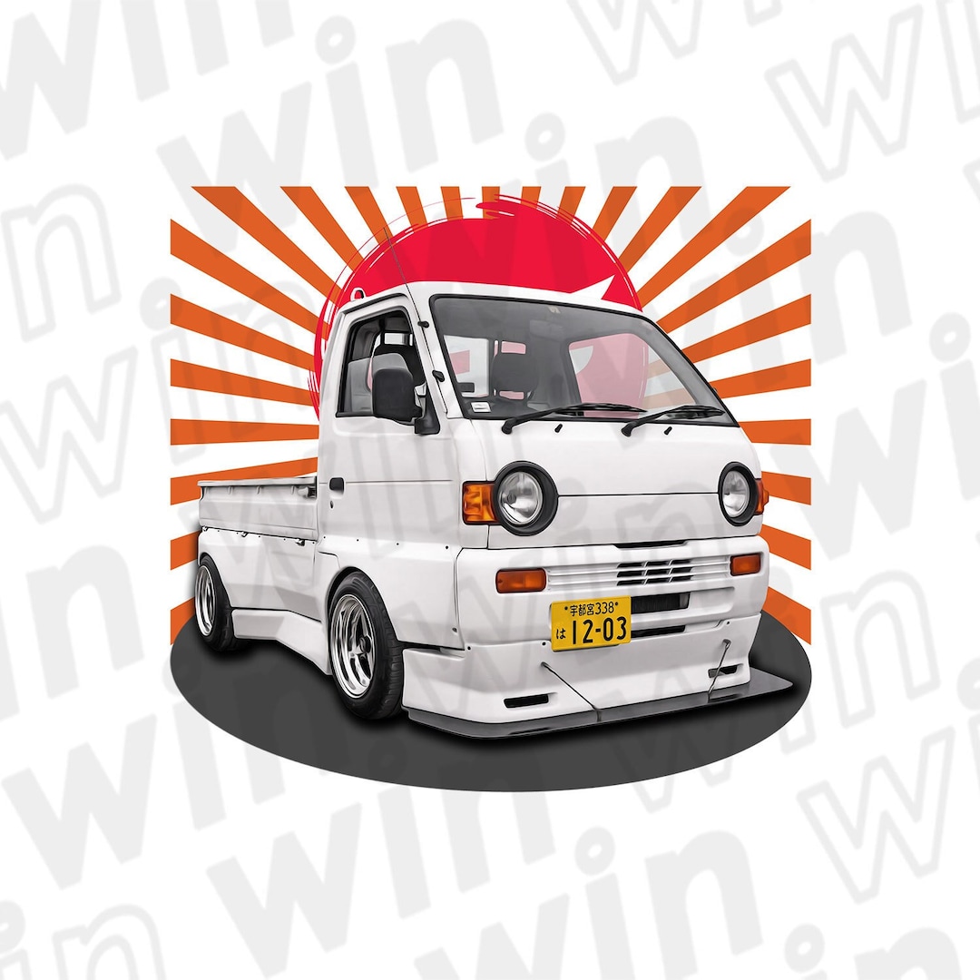 Kei Truck Sticker, Japanese Mini Truck Vinyl Decal for JDM Car ...