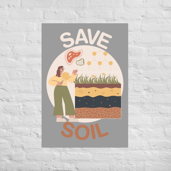 Healthy Soil Poster - Etsy