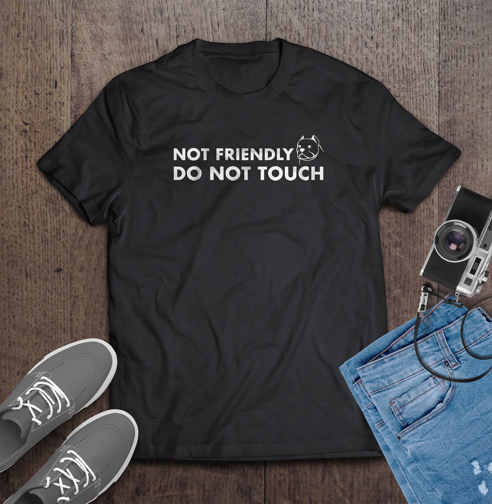 Not Friendly Do Not Touch T-shirt - Etsy