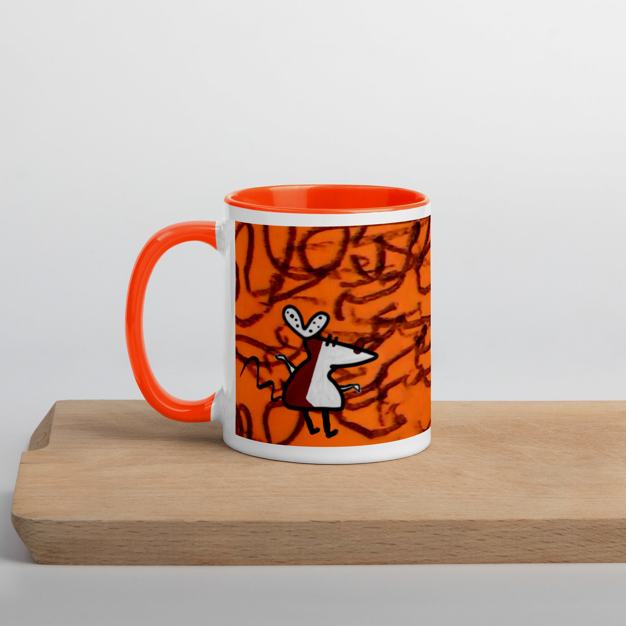 Worker and Parasite Mug, 90s Cartoon Spoof, Funny Nostalgia Ceramic Cup ...