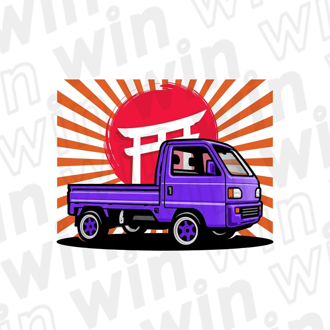 Kei Truck Sticker, Japanese Mini Truck Vinyl Decal for JDM Car ...