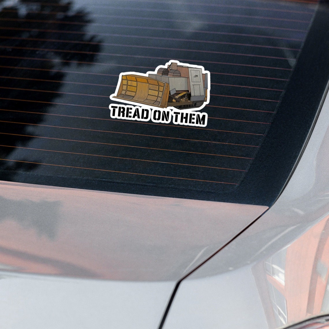 Killdozer Sticker Tread on Them Marvin Heemeyer Tribute Vinyl Decal - Etsy