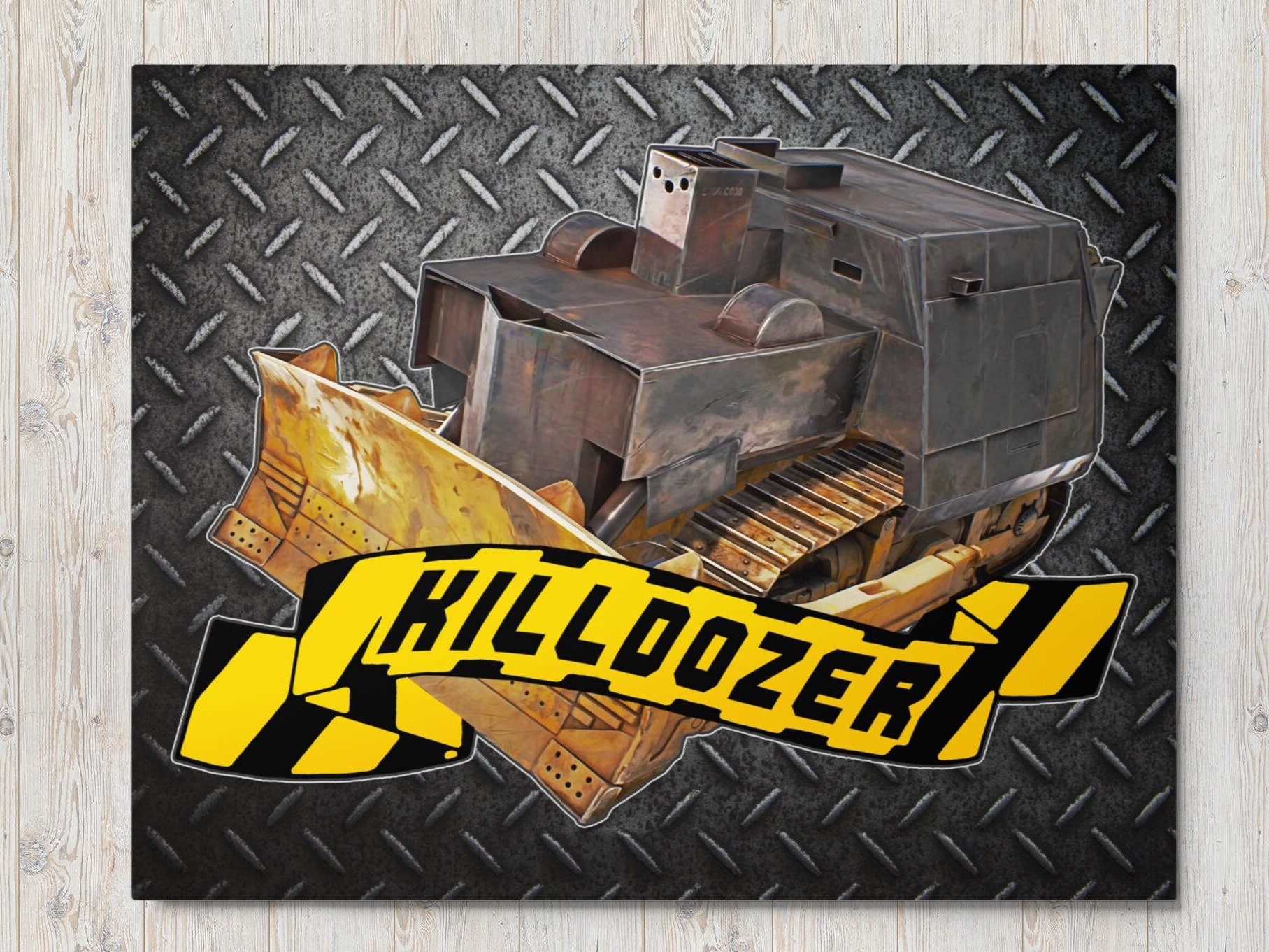 Killdozer Metal Wall Art Tread Legend Marvin Heemeyer Tribute Fan Art ...